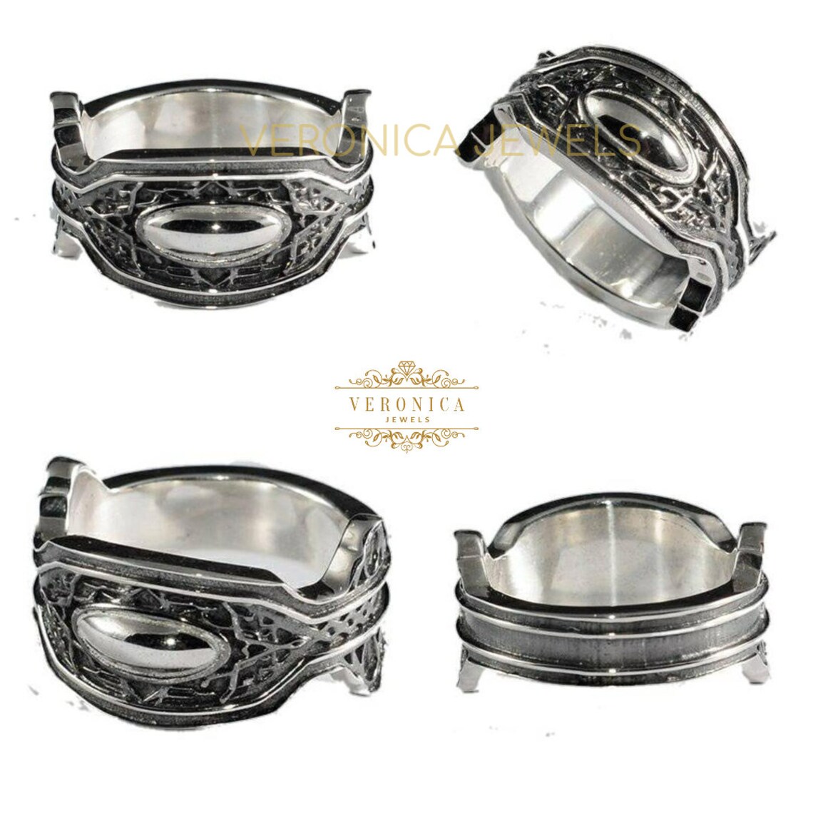 New Wakanda Ring in Sterling Silver Super Hero Ring With - Etsy