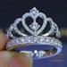 Exclusive 2CT White Round Cut Lab Diamond Crown Design - Etsy