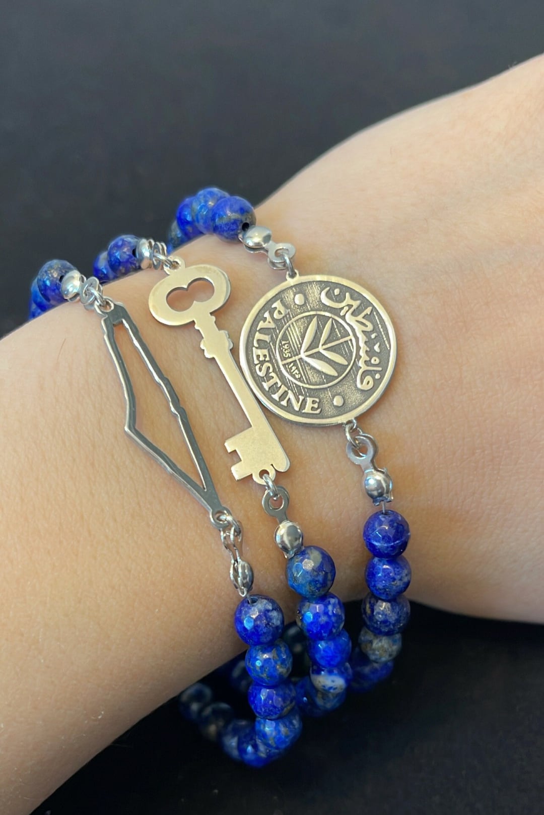 Palestine Beaded Bracelet ,palestine Map Bracelet ,palestine Jewelry ...