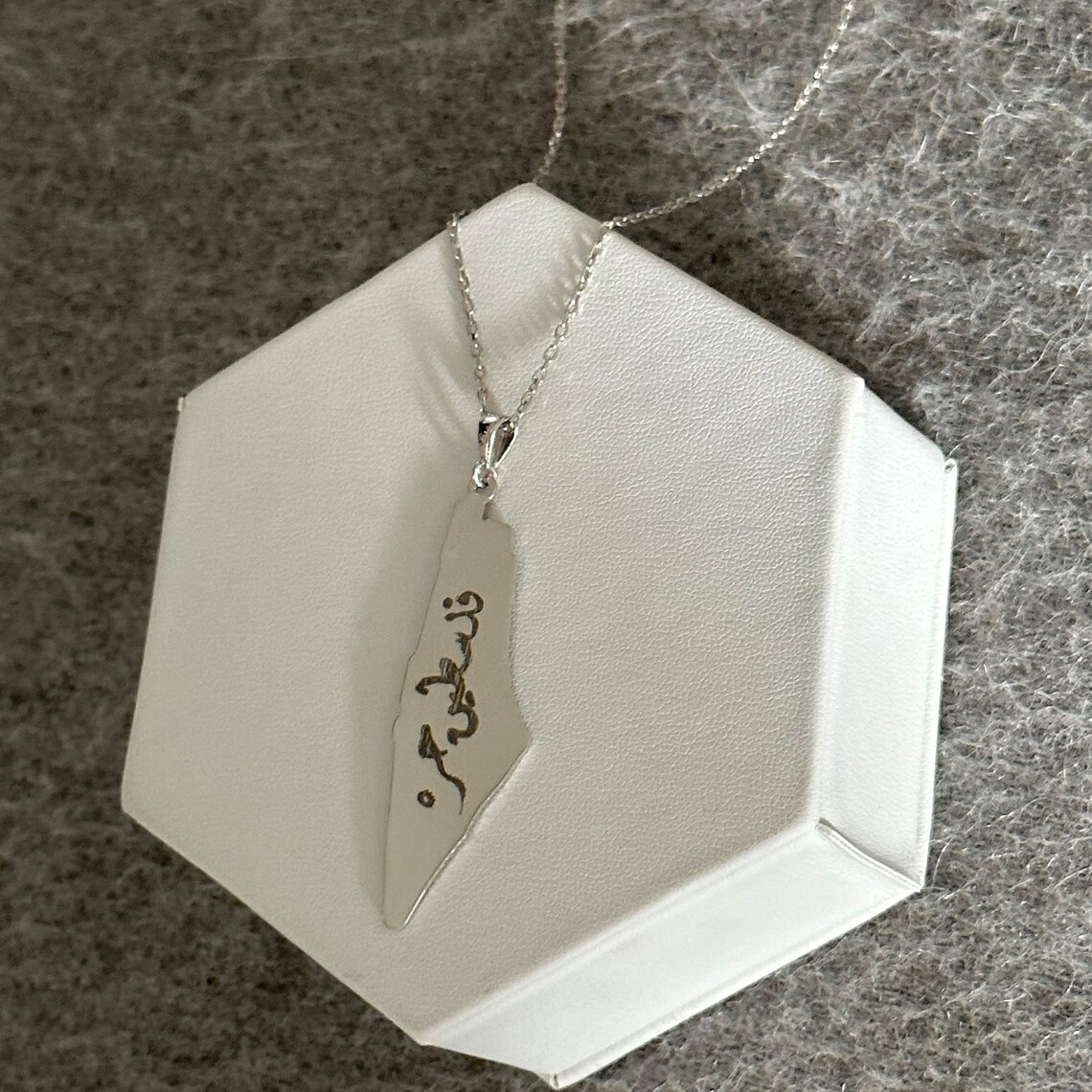 Palestine Map Necklace palestine Flag sterling Silver 925 - Etsy Canada