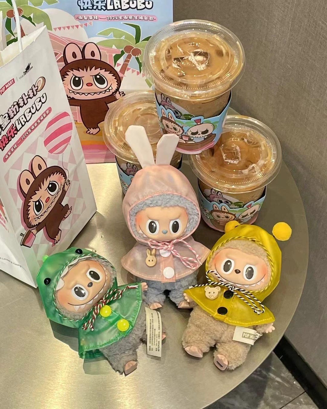 Labubu Raincoat V1/V2 OUTFIT ONLY | Bunny, Bee, Dino, Bear| Labubu ...