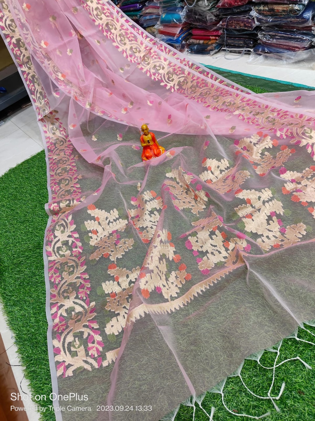 Very Soft and Best Quality Moslin Silk Jamdani Saree - Etsy