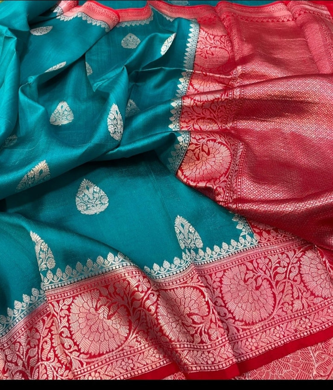 Exclusive Pure Mango Raw Silk With Rupa Zari Kadwa Weaved Saree - Etsy