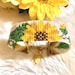Sunflower Bead Loom Bracelet Pattern. Miyuki Delica 11/0 Square Stitch ...