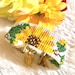 Sunflower Bead Loom Bracelet Pattern. Miyuki Delica 11/0 Square Stitch ...