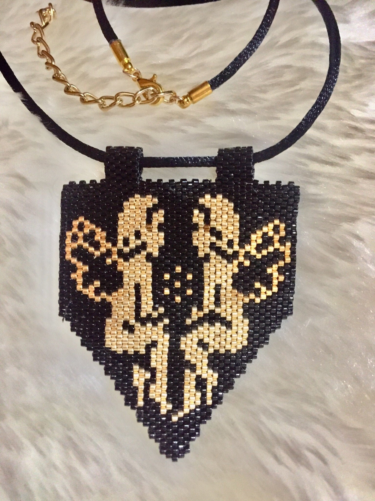 Angel Brick Stitch Miyuki Pendant Pattern, Miyuki Delica Angel Necklace ...