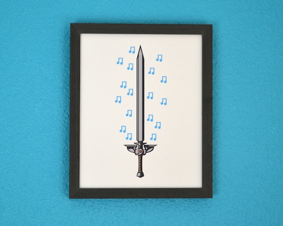Everquest Bard Singing Short Sword Print 3 Sizes Available | Etsy
