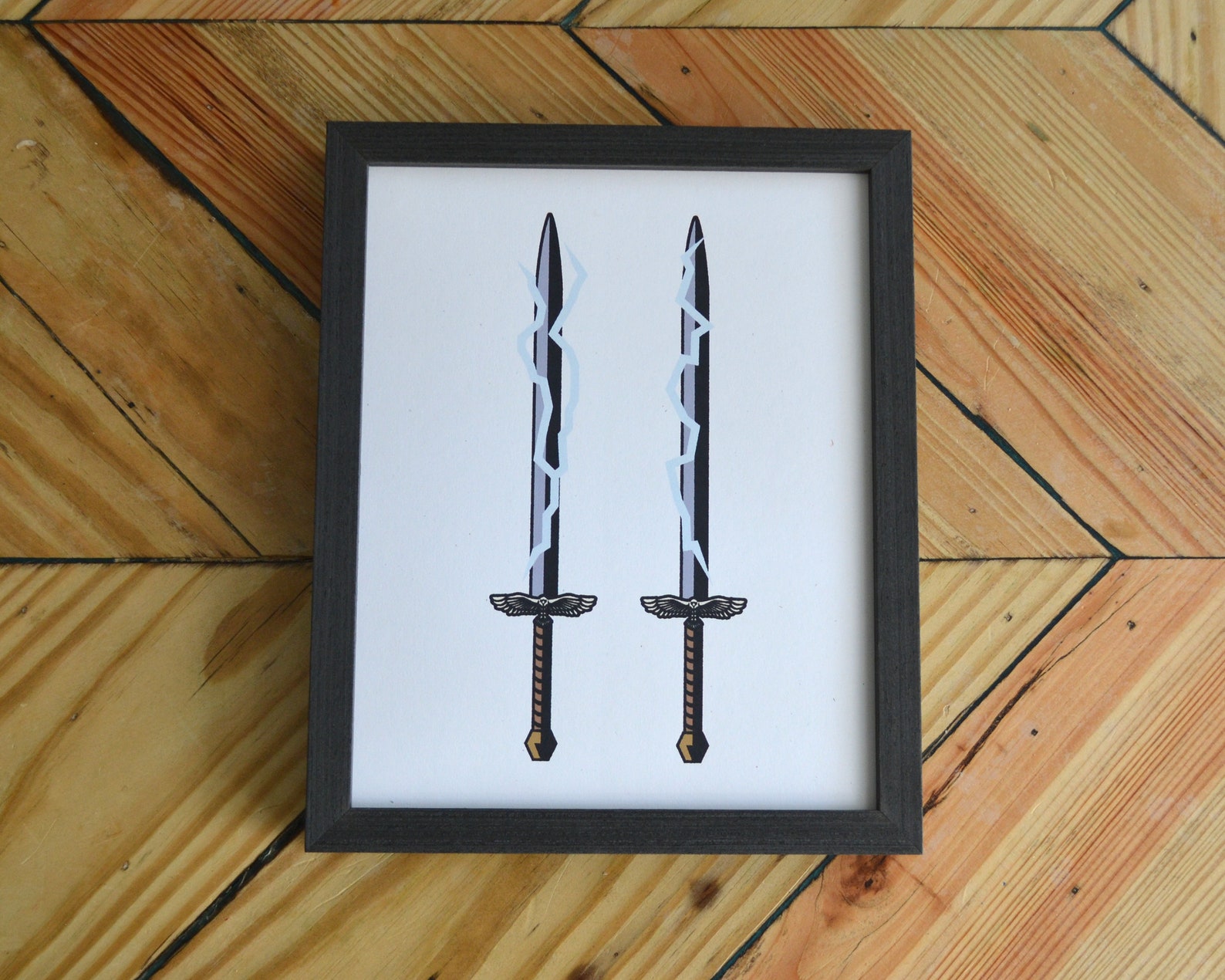 Everquest Ranger Earthcaller and Swiftwind Epic Swords Print - Etsy