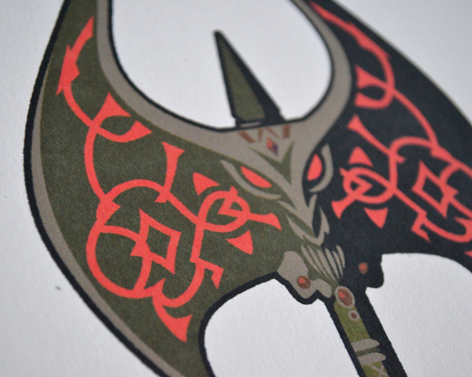 Everquest Berserker Kerasian Axe of Ire Epic Print - Etsy