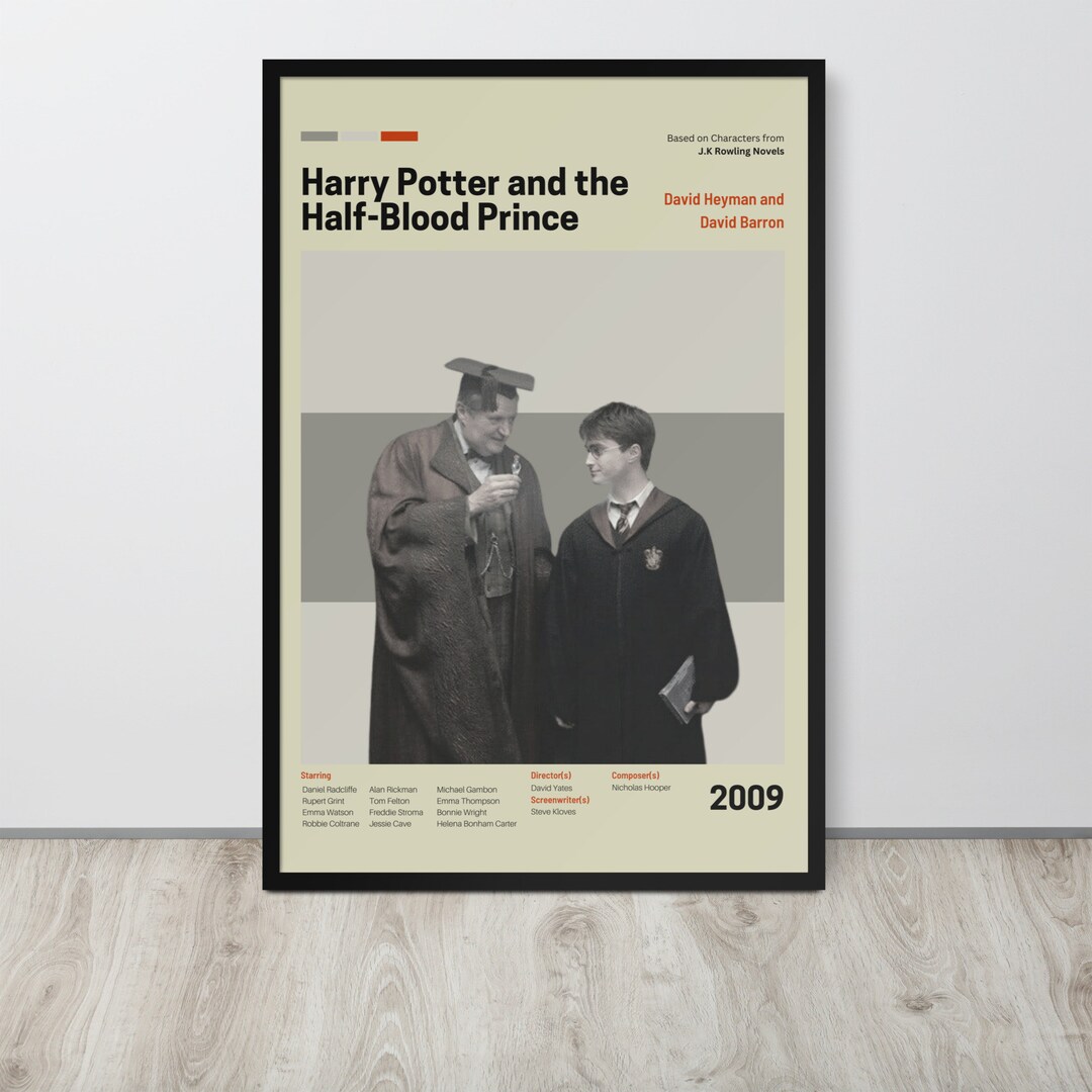 Movie Poster | the Half-blood Prince (set- 7/10) | Premium Framed ...