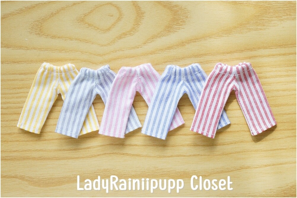 Obitsu 11 clothes Striped pattern pajamas 5 colors | Etsy