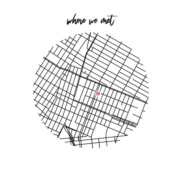 Location Drawing - Etsy