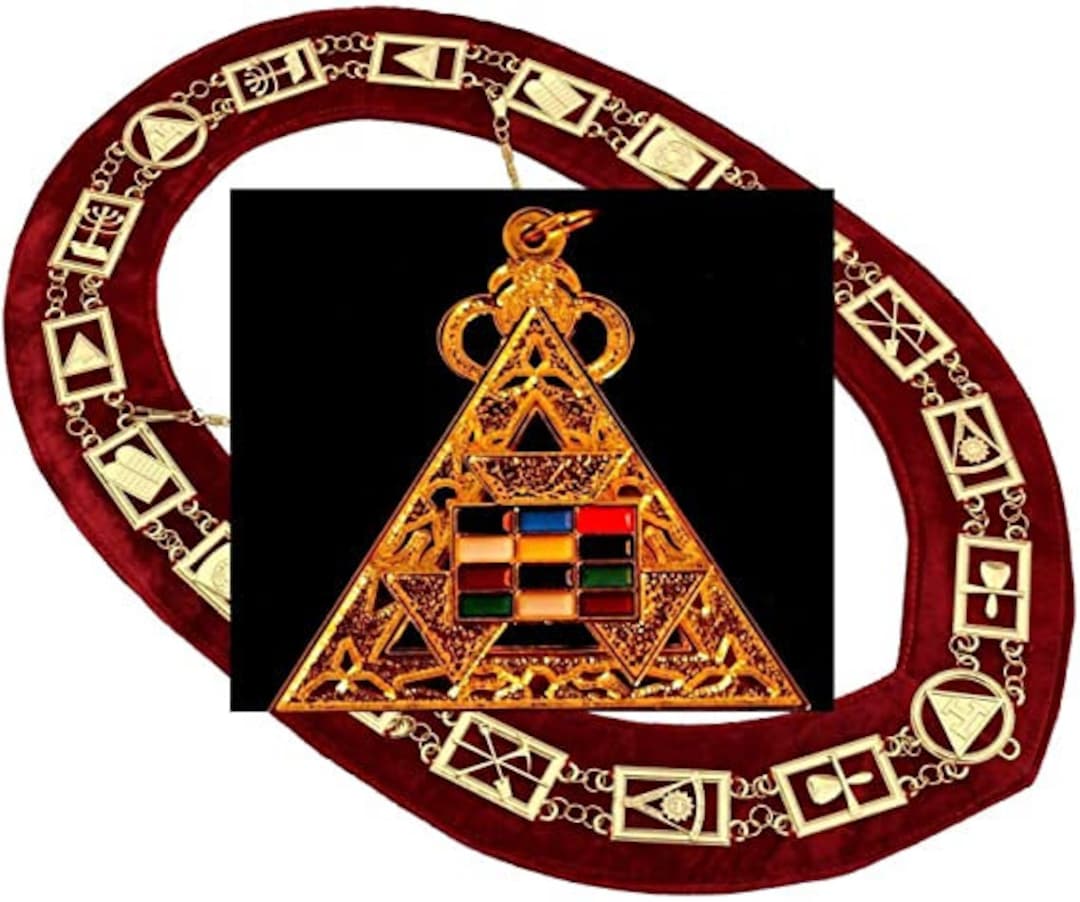 Masonic Royal Arch Collar PHP JEWEL PENDANT - Etsy