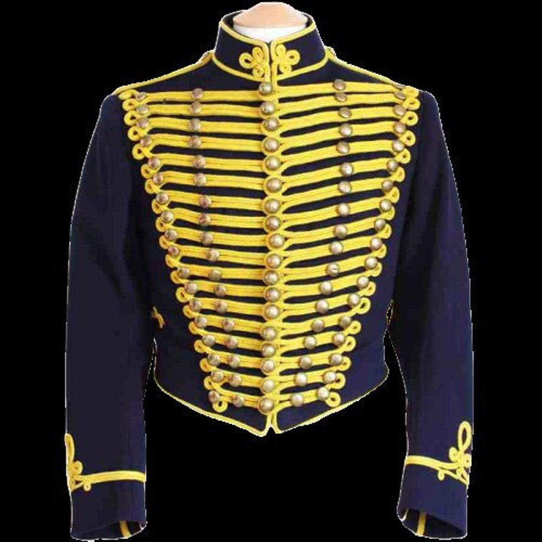 GLOUCESTERSHIRE Napoleonic HUSSARS UNIFORM Tunic Jacket Available in ...