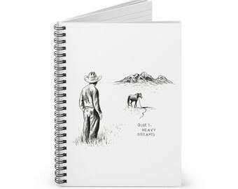 Western Spiral Notebook - Etsy