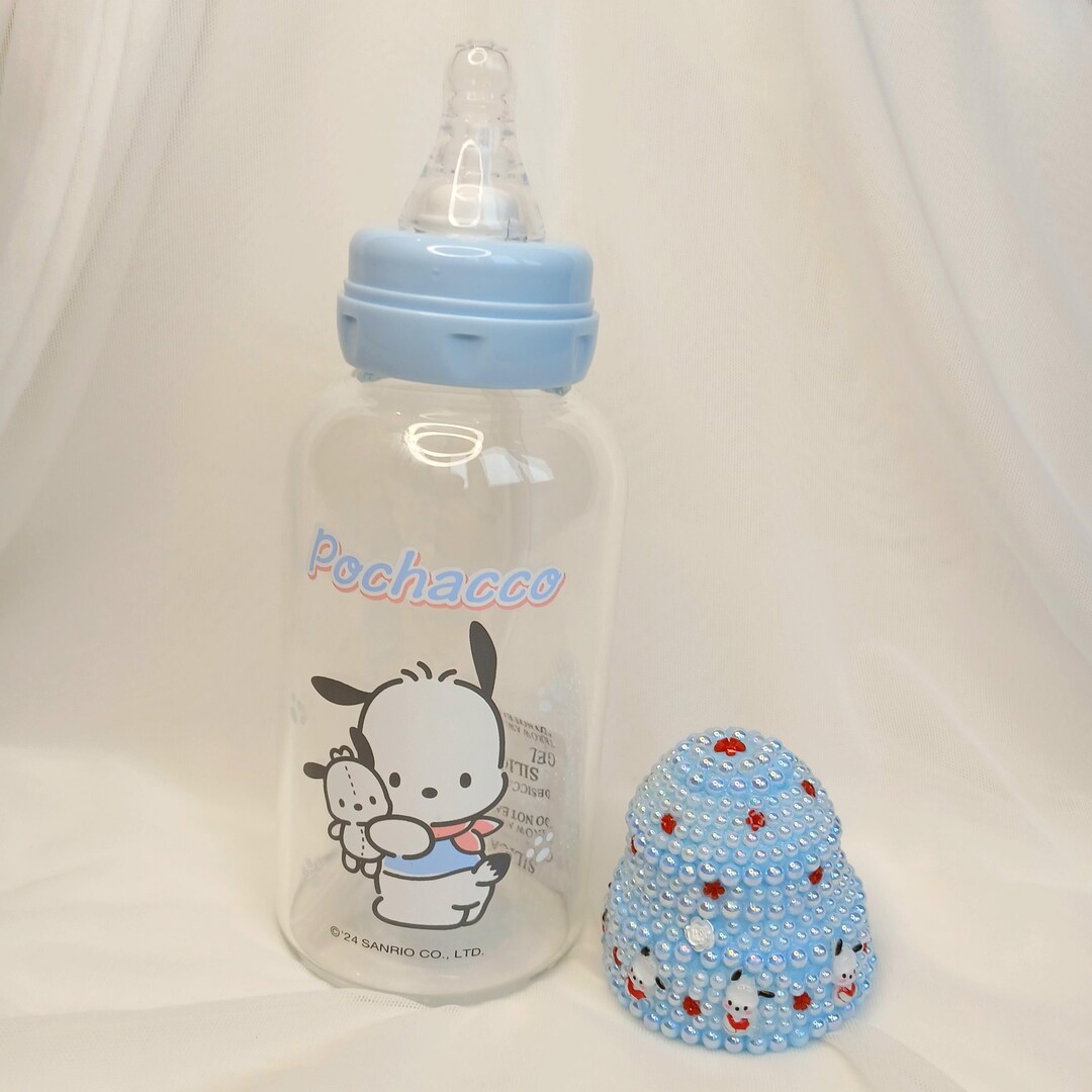 Adult Customised Decorated Sanrio Glass Drinking Bottle Ageplay Little ...
