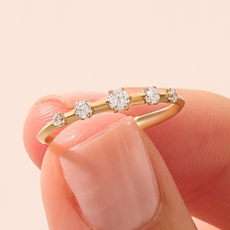 Stone Wedding Ring - Etsy