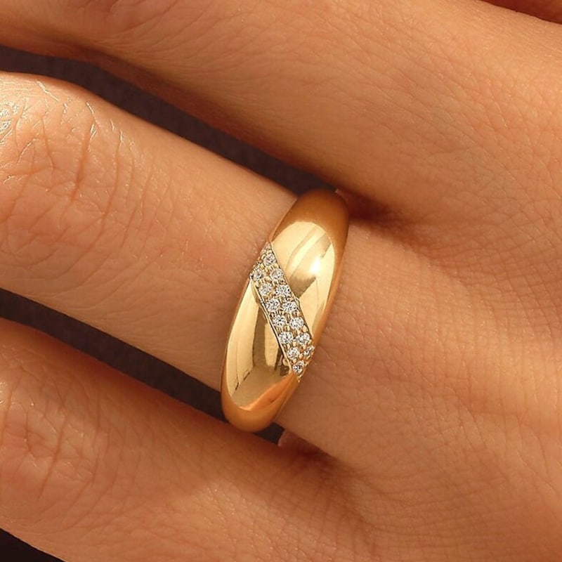 Large Gold Rings for Women - Etsy