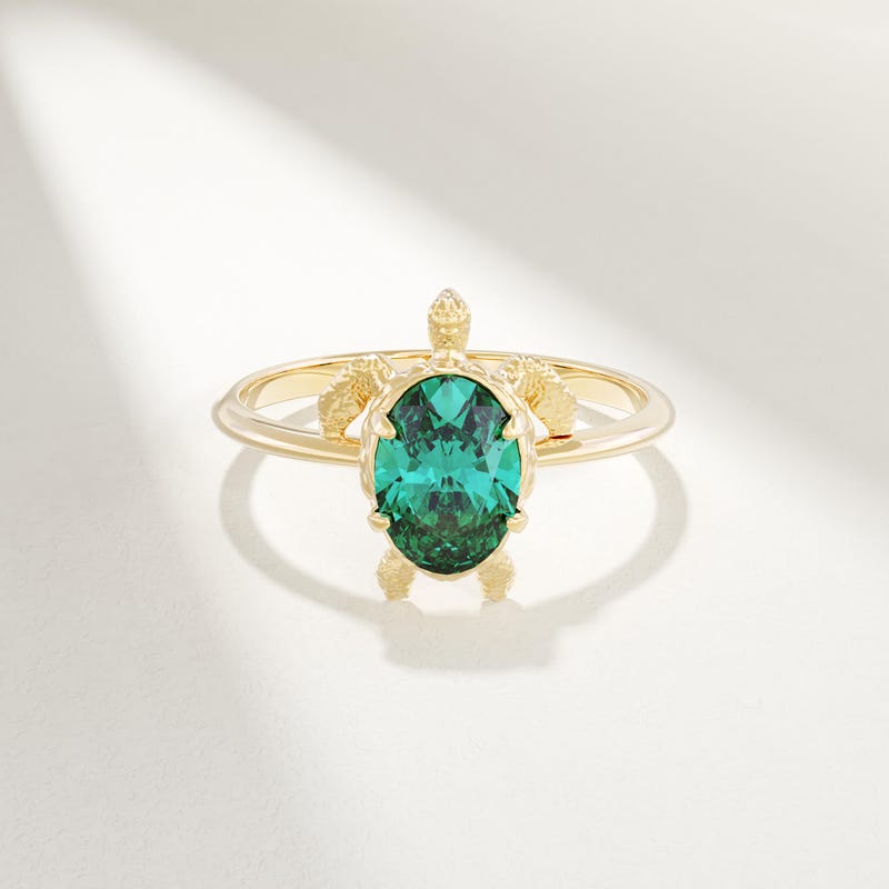 Turtle Ring - Etsy