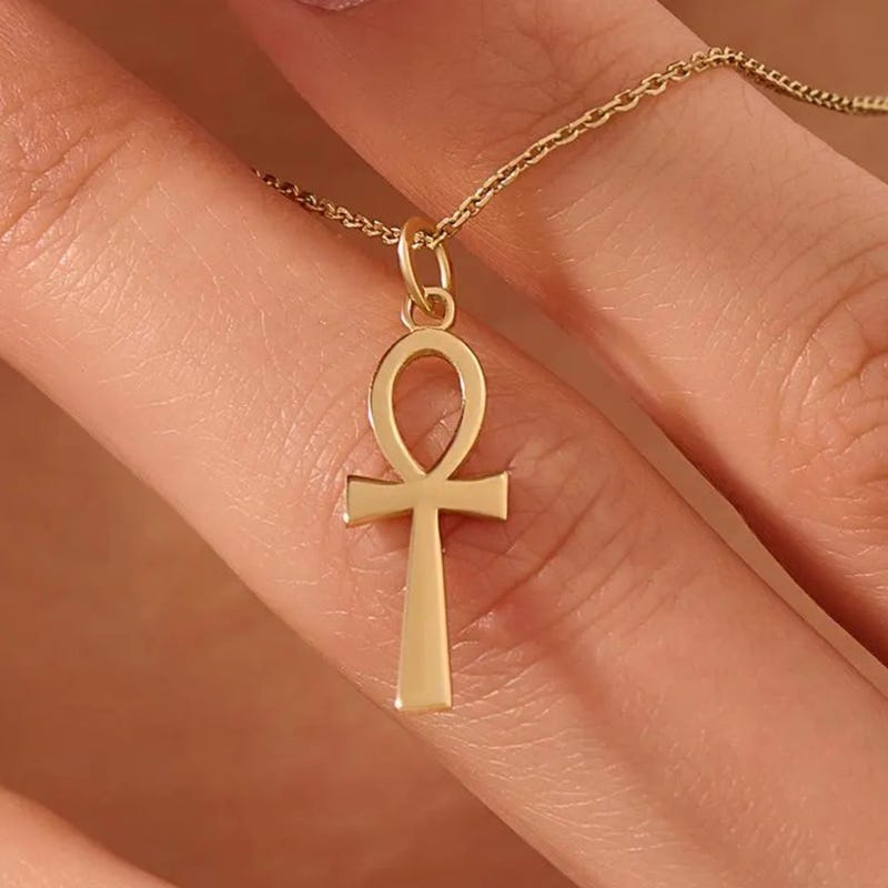 Solid 14k Gold Key Charm - Etsy UK