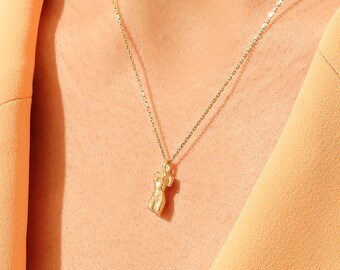 Female Body Necklace - Etsy