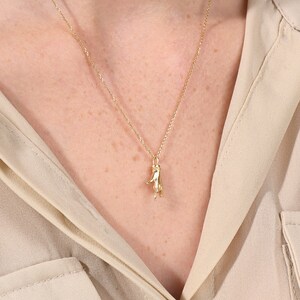 14k Solid Gold I Love You Hand Sign Pendant,3d Asl Love Necklaces Women ...