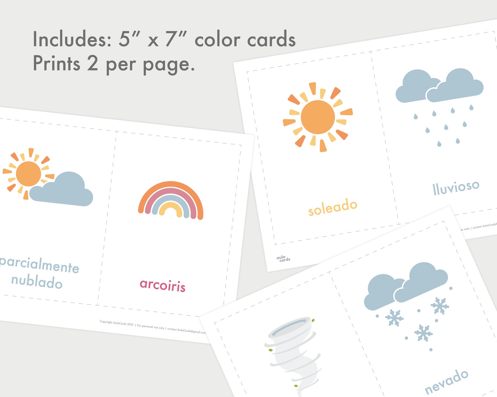 Spanish Circle Time Flashcard Bundle | Shapes | Weather | Abcs ...