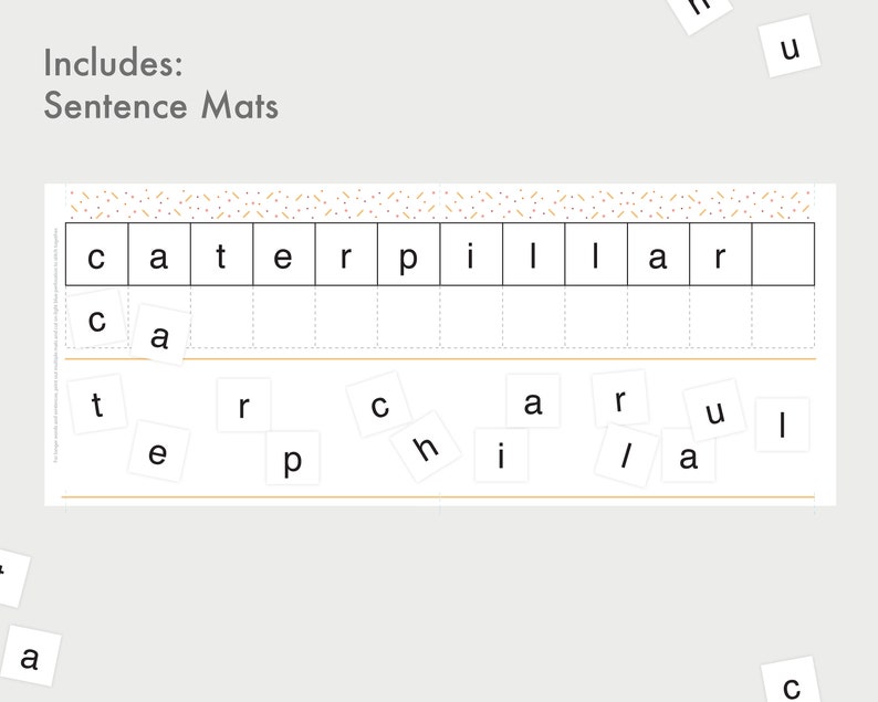 Matching Letter Game | Printable Letter and Spelling Game | Printable ...