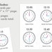 Analog Telling Time Flashcards | Homeschool Resources Learning ...
