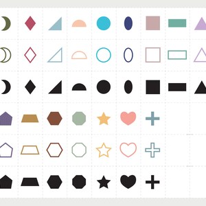 Shapes Montessori Flashcards | Bilingual Shape Flashcards | Three Part ...