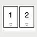 Printable Bilingual Number Flashcards | Mini Counting Cards | Number 1 ...