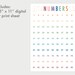 Printable Bilingual Number Flashcards | Mini Counting Cards | Number 1 ...