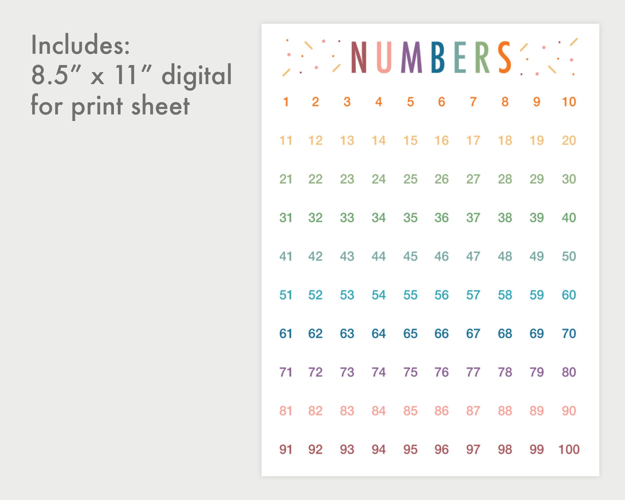 Printable Bilingual Number Flashcards | Mini Counting Cards | Number 1 ...