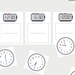 Learn to Tell Time Homeschool Bundle Analog Telling Time Flashcards ...