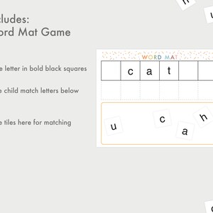 Matching Letter Game | Printable Letter and Spelling Game | Printable ...