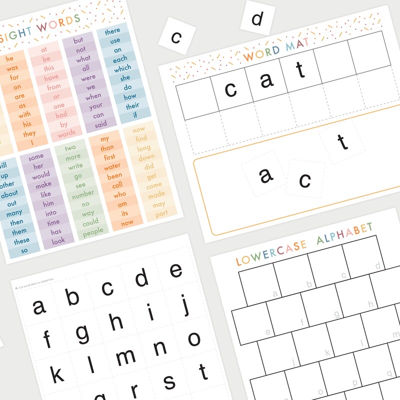 Word Chart - Etsy