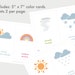 Weather Flashcards | English and Spanish Bilingual Weather Flashcards ...