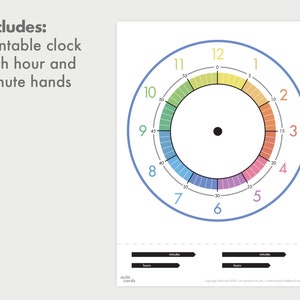 Learn to Tell Time Printout Bundle | Homeschool Resources Learning ...