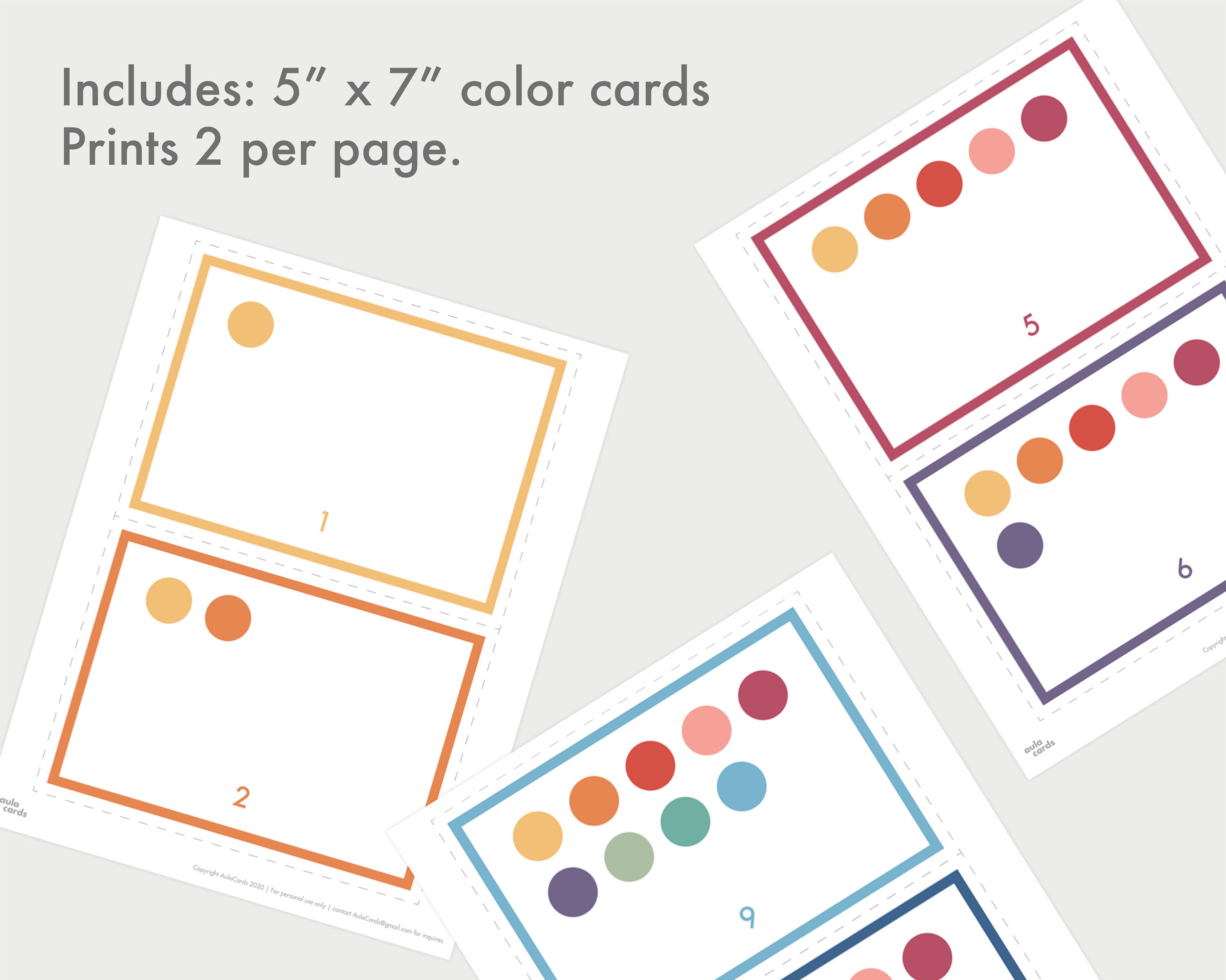 Ten Frame Jumbo 1-10 Counting Flashcards | 1-10 Printable Oversized ...