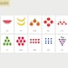Fruit Counting 1-10 Cards Counting With Fruit Minimalistic Design ...