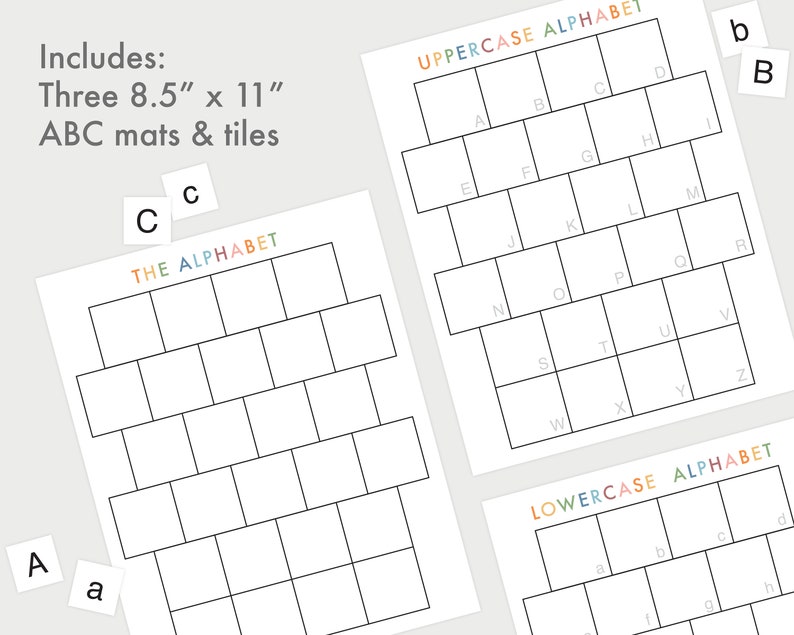 Matching Letter Game | Printable Letter and Spelling Game | Printable ...