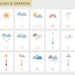 Weather Flashcards | English and Spanish Bilingual Weather Flashcards ...