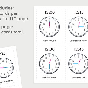 Learn to Tell Time Homeschool Bundle | Analog Telling Time Flashcards ...