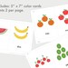 Spanish Fruit Counting 1-10 Cards | Fruit Flashcards | Aprende a Contar ...