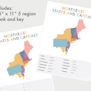 States and Capitals Activity Set | Printable United States Homeschool ...