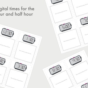 Learn to Tell Time Homeschool Bundle | Analog Telling Time Flashcards ...