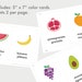 Bilingual English - Spanish Fruit Learning Flashcards | Bilingual ...