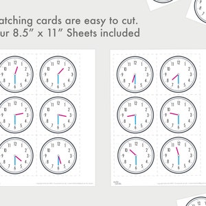 Learn to Tell Time Homeschool Bundle | Analog Telling Time Flashcards ...