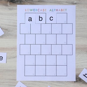 Matching Letter Game | Printable Letter and Spelling Game | Printable ...