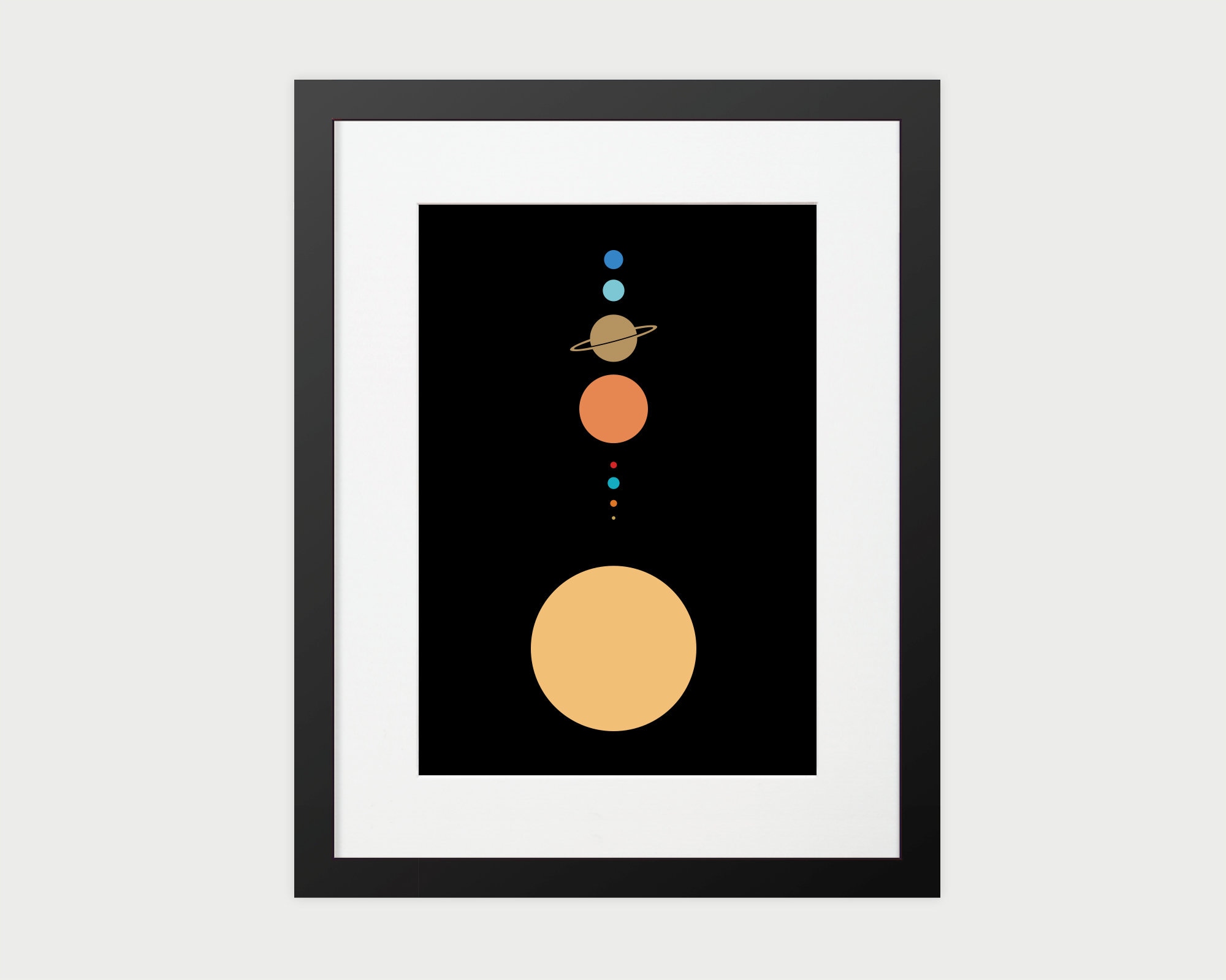 Children Solar System Minimal Poster Minimal Nursery Art - Etsy